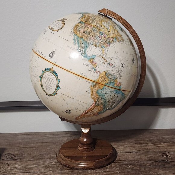 Replogle Globes | Accents | Vintage Replogle 2 World Classic Series ...